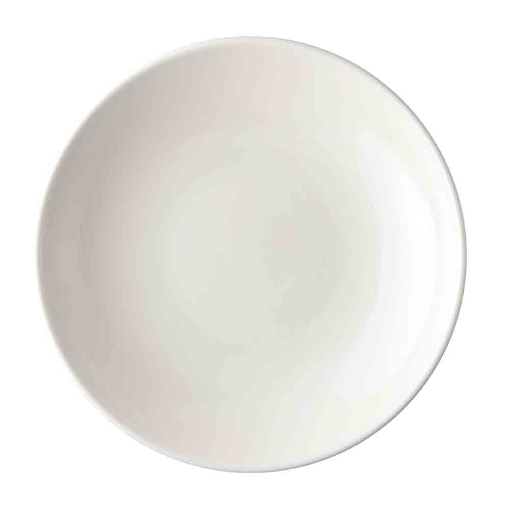 Bloom 23cm Deep Plate - White - G&G Goodfellows
