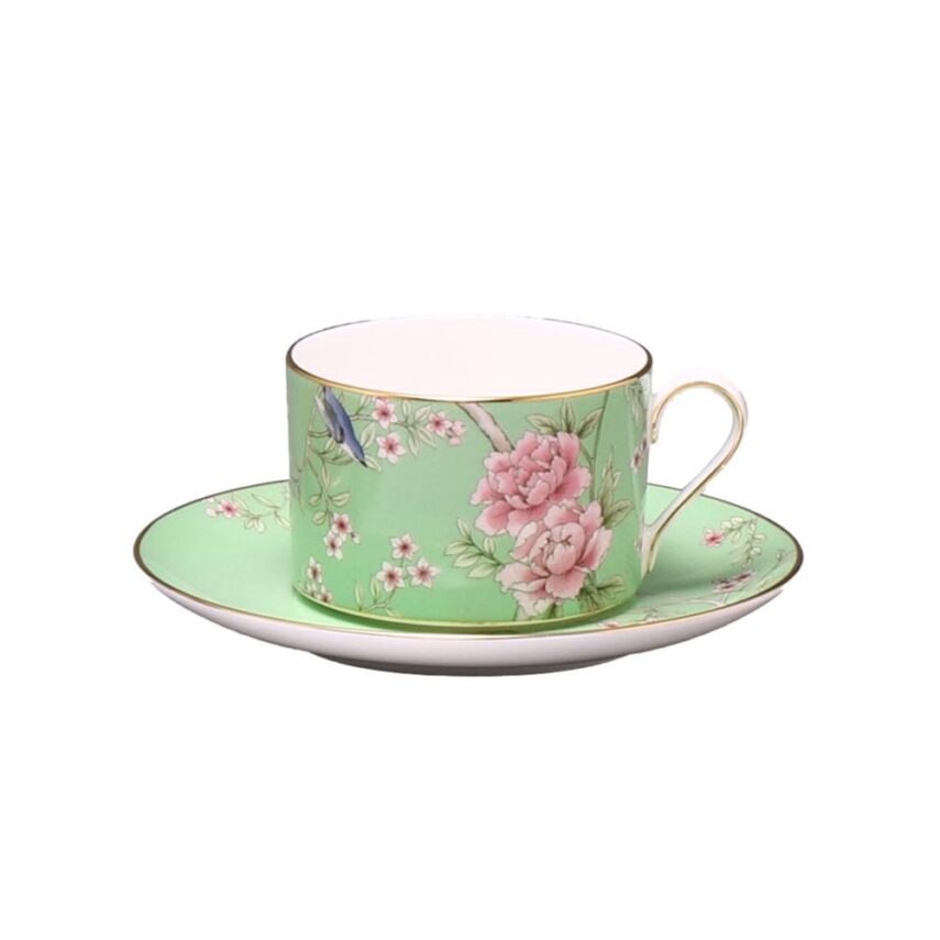 Queens Garden Tea/Coffee Cup, Green - G&G Goodfellows
